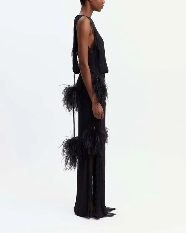 16Arlington Gabby Gown With Feather Detail