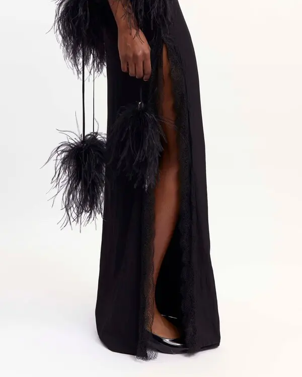16Arlington Gabby Gown With Feather Detail