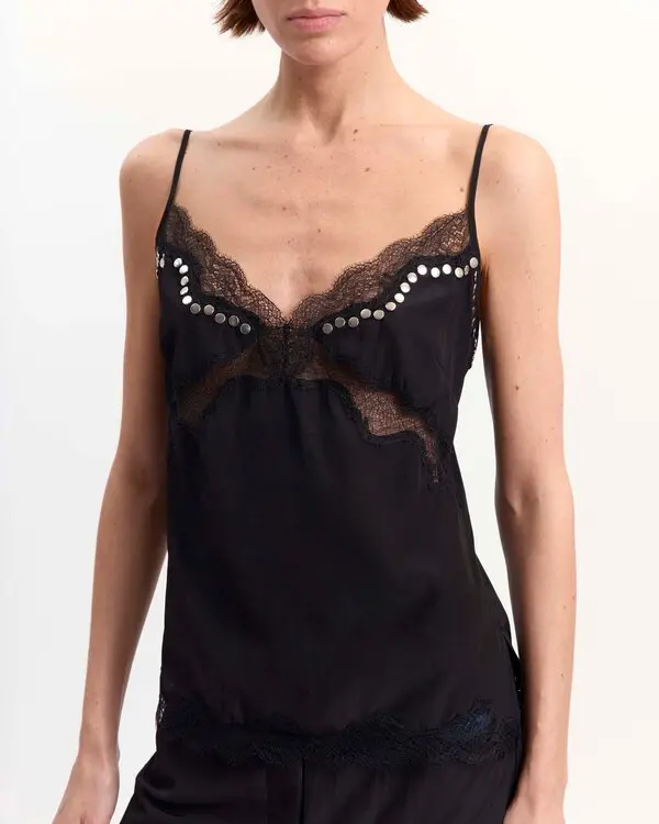 16Arlington Clio Scalloped Lace Top