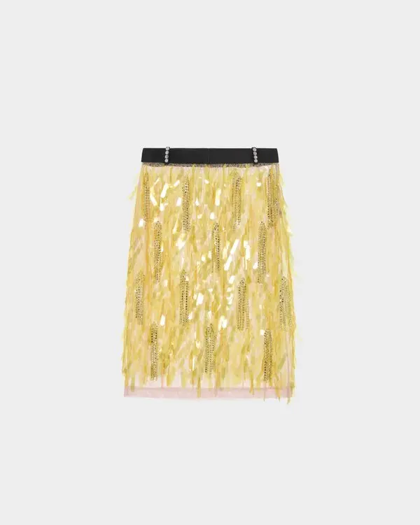 16Arlington Emilia Midi Skirt - Yellow