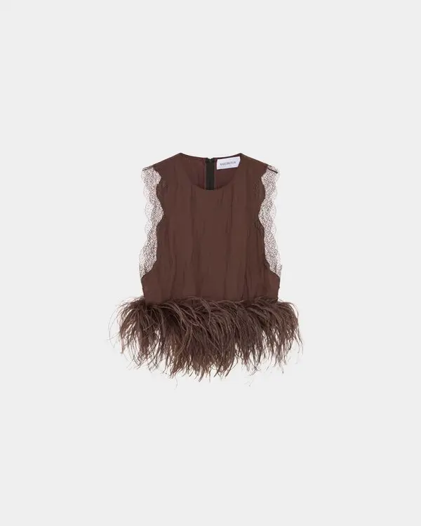 16Arlington Dickens Top - Chocolate