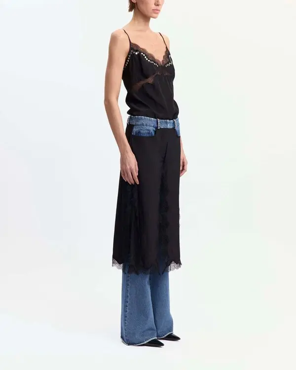 16Arlington Kia Trouser With Lace Overlay