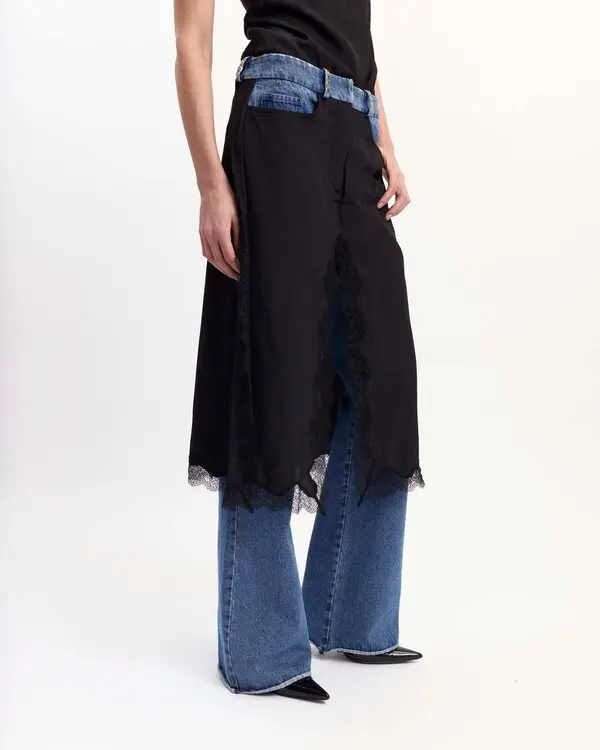 16Arlington Kia Trouser With Lace Overlay
