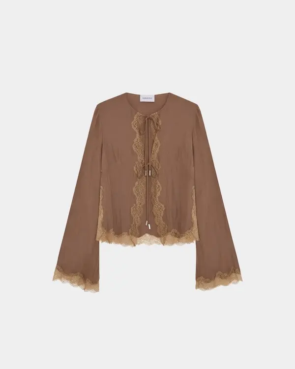 16Arlington Filipa Cardigan - Toffee