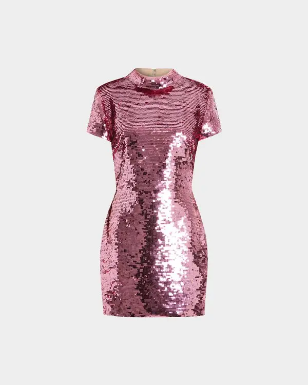 16Arlington Iona Mini Dress - Pink