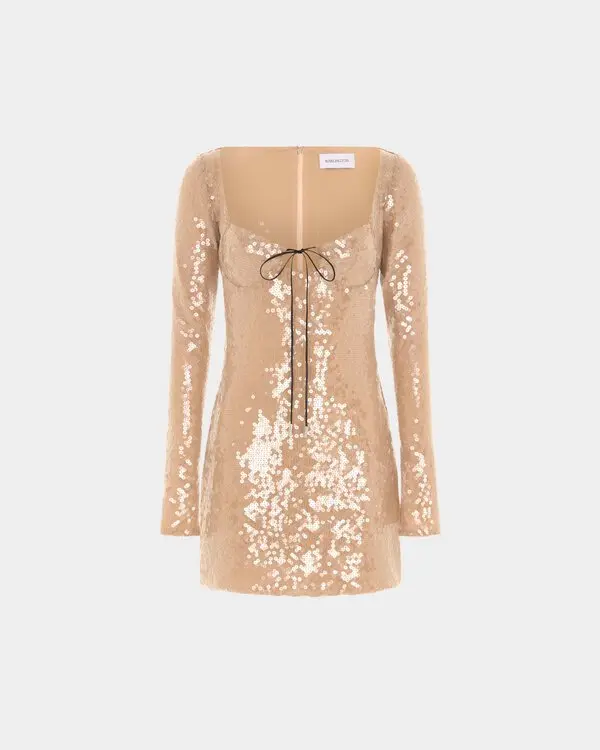 16Arlington Franca Mini Dress - Nude