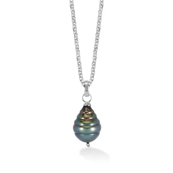DOWER & HALL Tahitian Luna Pearl™ Pendant - Silver
