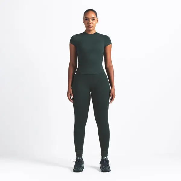SKIMS Padded Baby T Shirt | Green | Medium | Nike Matte