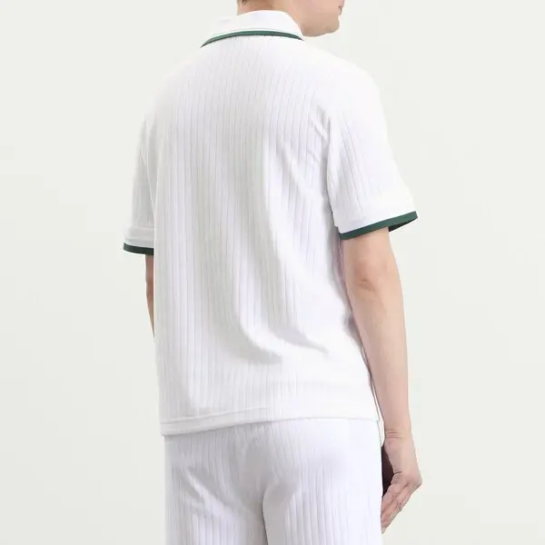 Casablanca Velour Zip Up Shirt