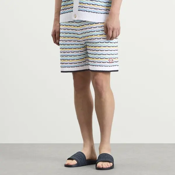 Casablanca Tuck Stitch Shorts
