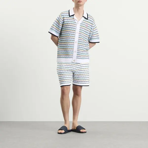 Casablanca Tuck Stitch Shorts