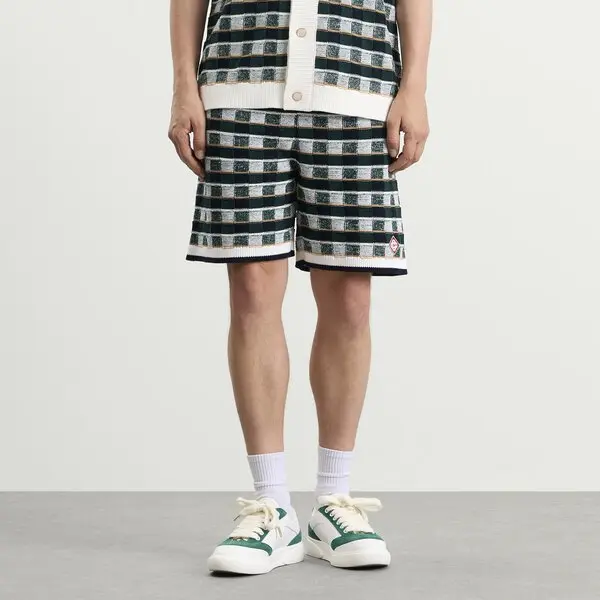 Casablanca Mosaic Check Shorts