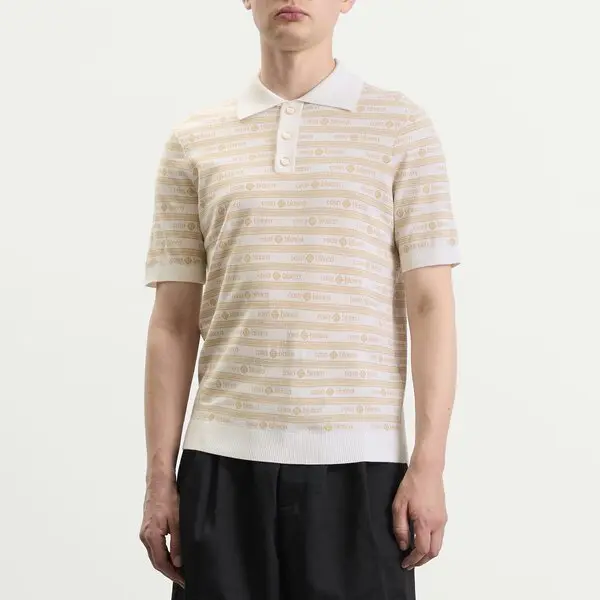 Casablanca Wordmar Merino Wool Polo
