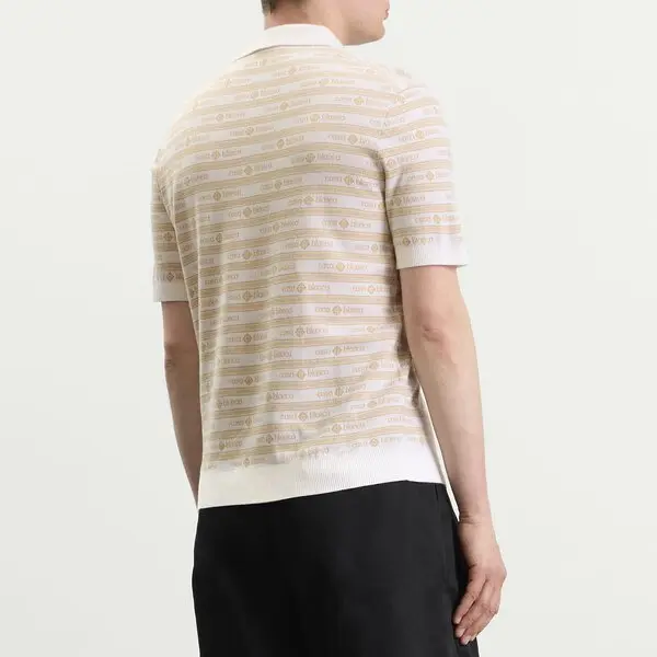 Casablanca Wordmar Merino Wool Polo