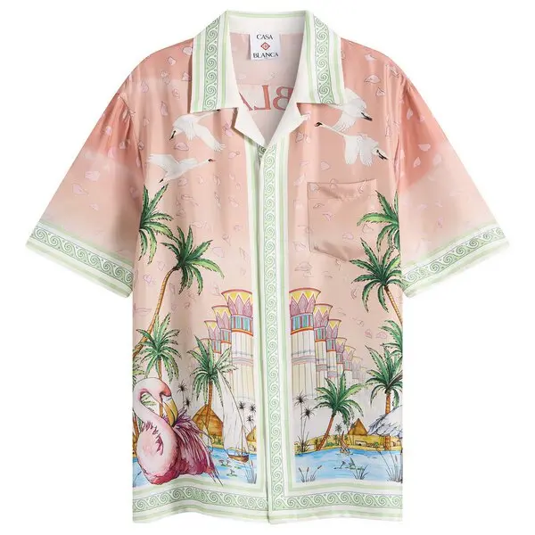 Casablanca Ethereal Cuban Collar Shirt