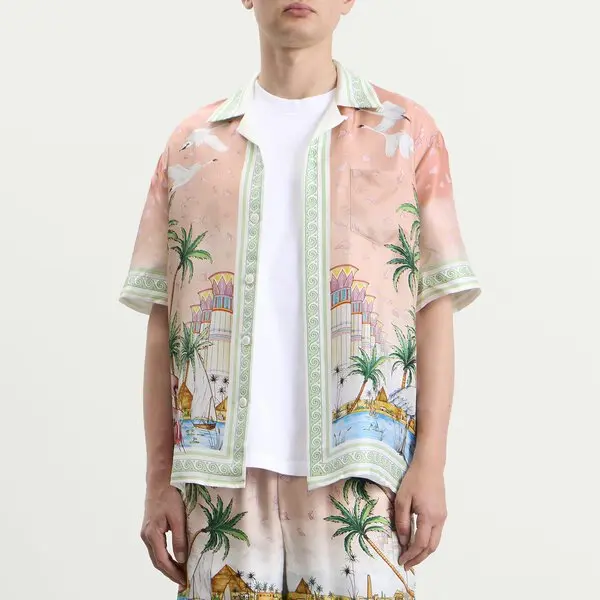 Casablanca Ethereal Cuban Collar Shirt