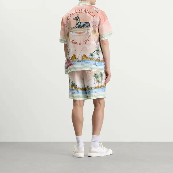 Casablanca Ethereal Cuban Collar Shirt