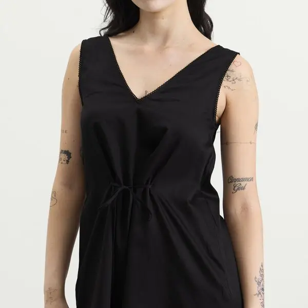 LESET Yoko Lace V-neck Mini Dress