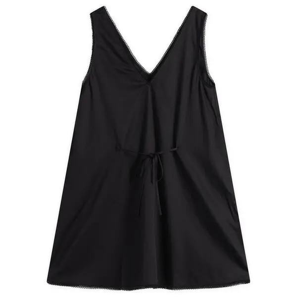 LESET Yoko Lace V-neck Mini Dress - Black