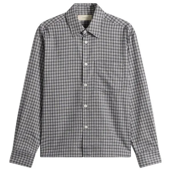 JEANERICA Juan Shirt - Blue Flannel Check