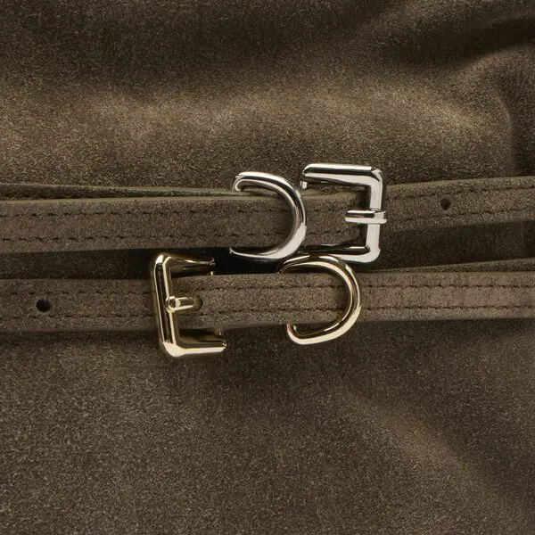 JUSTINE CLENQUET Sidney Evening Suede Bag