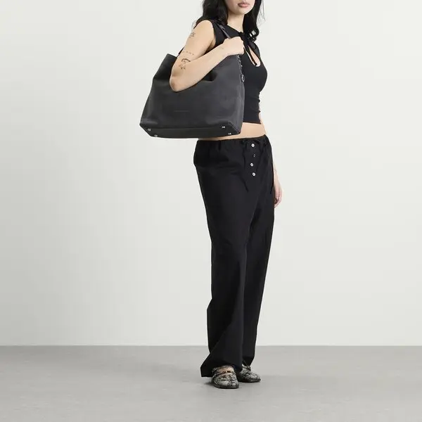 JUSTINE CLENQUET Marla Hobo Suede Bag