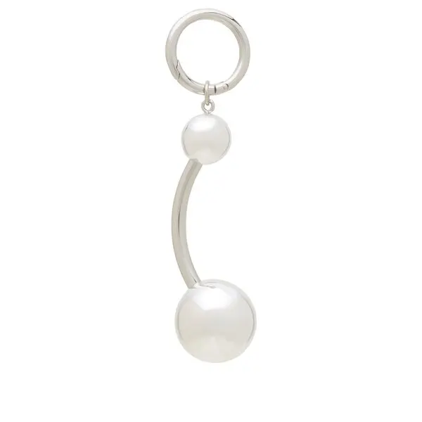 JUSTINE CLENQUET Connie Keychain - Silver