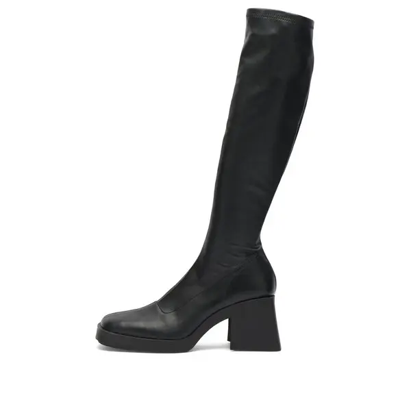 JUSTINE CLENQUET Chloë High Boots - Black Nappa