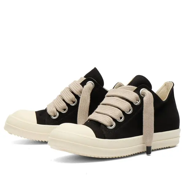 Rick Owens Denim Jumbolace Low Sneaks