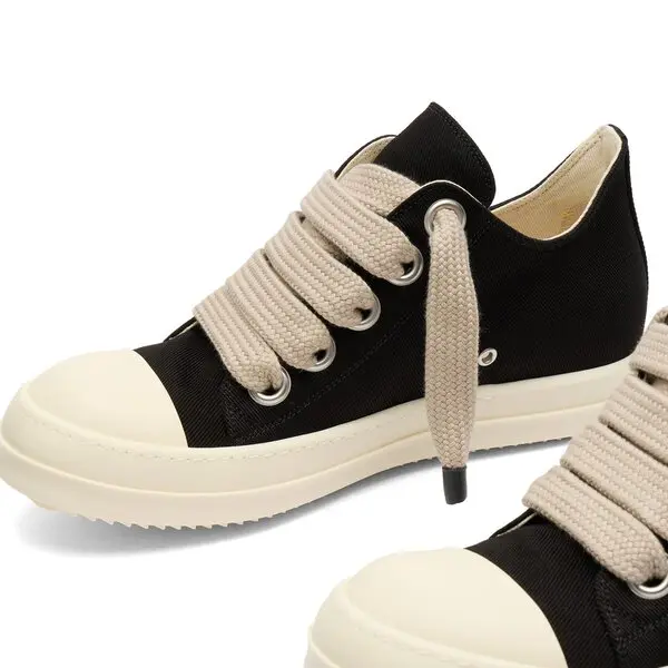 Rick Owens Denim Jumbolace Low Sneaks