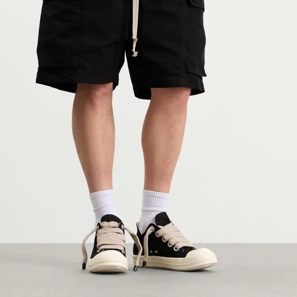 Rick Owens Jumbolace Low Top Sneakers