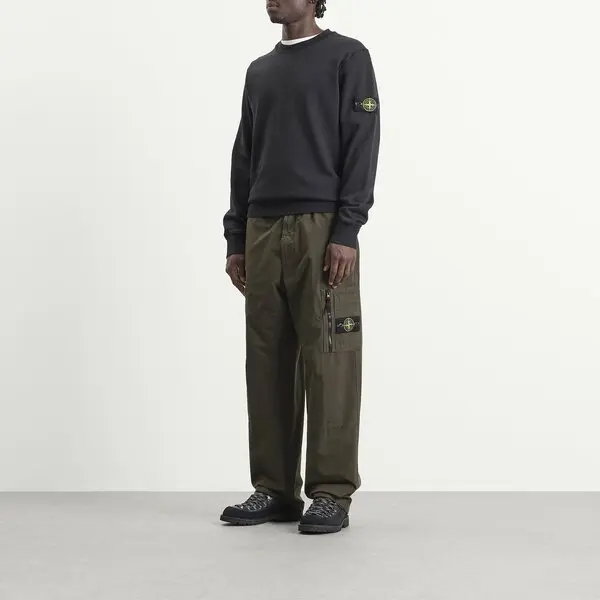 Stone Island Organic Cotton Ripstop Cargo Pants