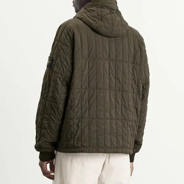 Stone Island Ultralight Nylon Quilted-tc Hooded Jacket