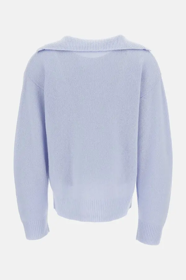 Barena Venezia Duse Cashmere Polo Sweater - Azzurro