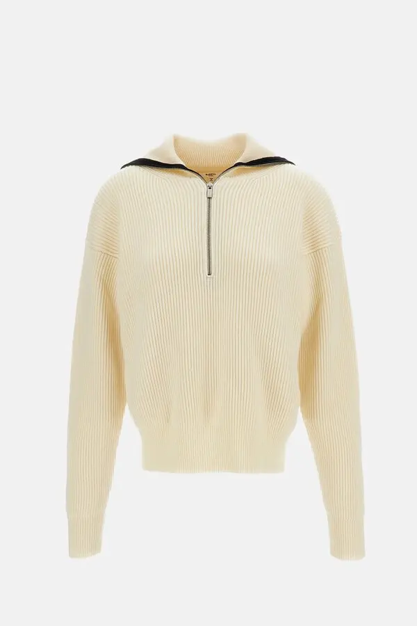 Barena Venezia Navy Zip-up Sweater
