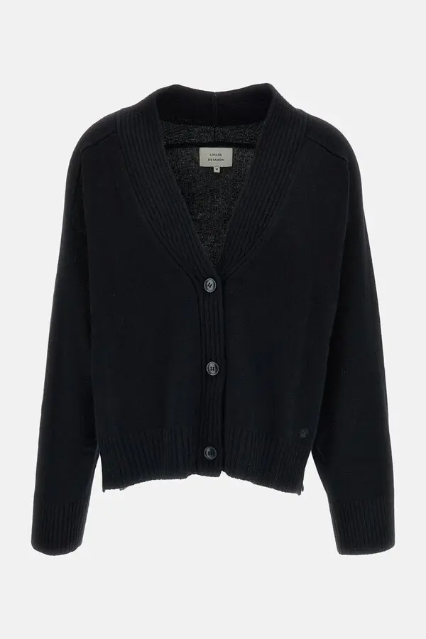 Loulou De Saison Kaia Cashmere Cardigan - Black