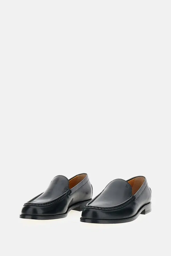TOD'S Mocassino Pantofola Gommini Metallo - Nero