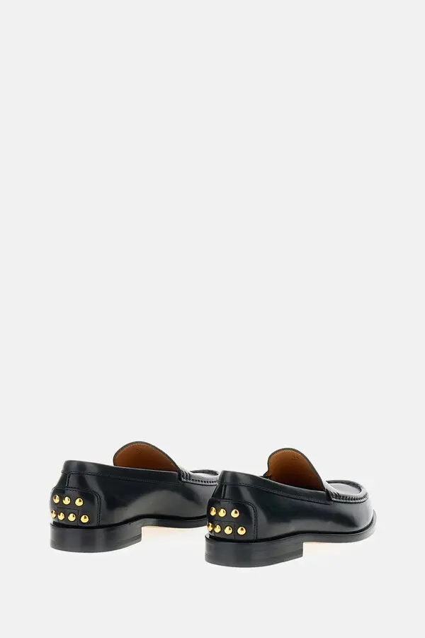 TOD'S Mocassino Pantofola Gommini Metallo - Nero