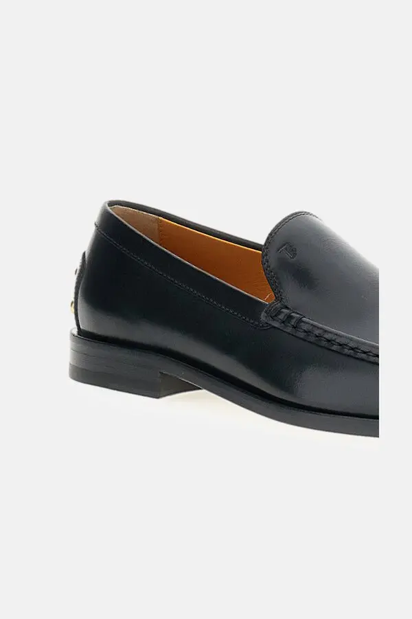 TOD'S Mocassino Pantofola Gommini Metallo - Nero