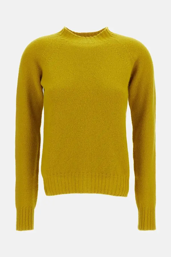 DRUMOHR Wool Crew Neck Sweater - Giallo