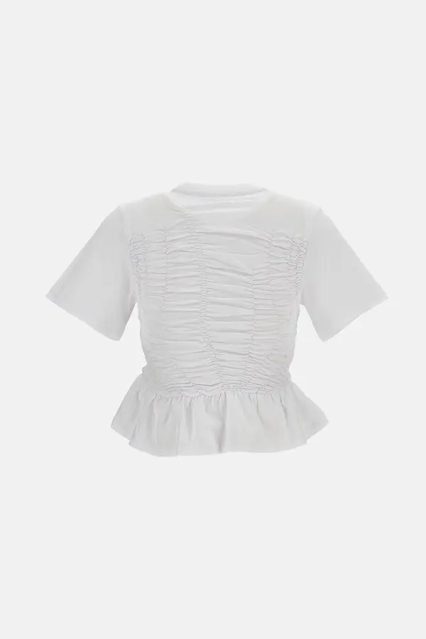 Cecilie Bahnsen Ace T-shirt Jersey - White