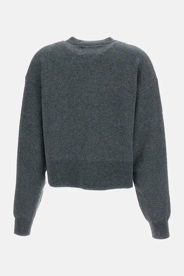Extreme Cashmere N.170 Cardigan Chou In Stretch Cashmere-blend - Grigio