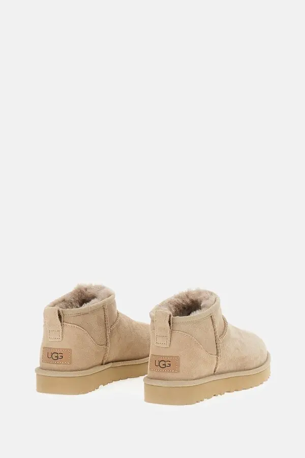 UGG Classic Ultra Mini Ankle Boots - Beige