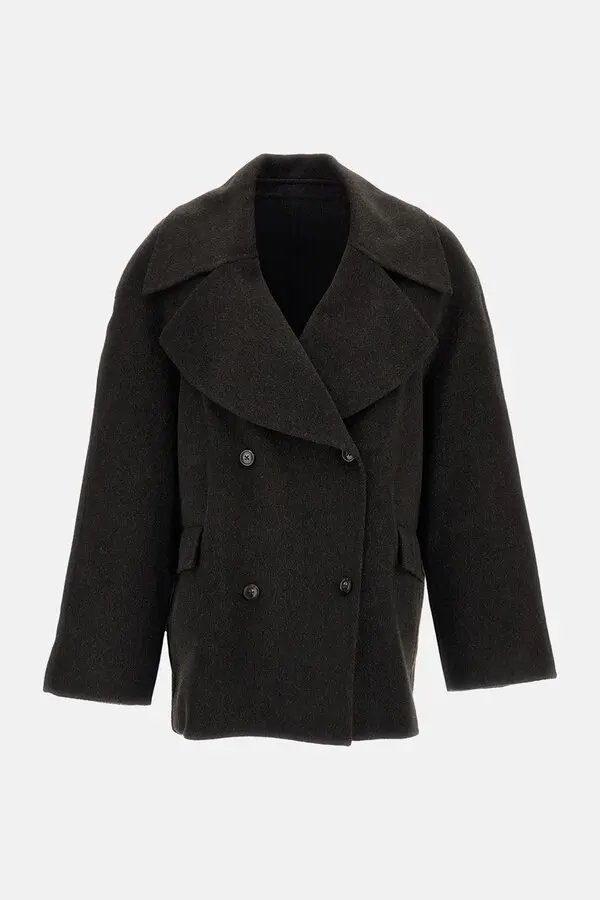 Loulou De Saison Neil Double-breasted Jacket - Marrone