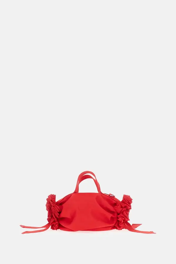 Simone Rocha Mini Rosette Bag With Double Bow - Rosso