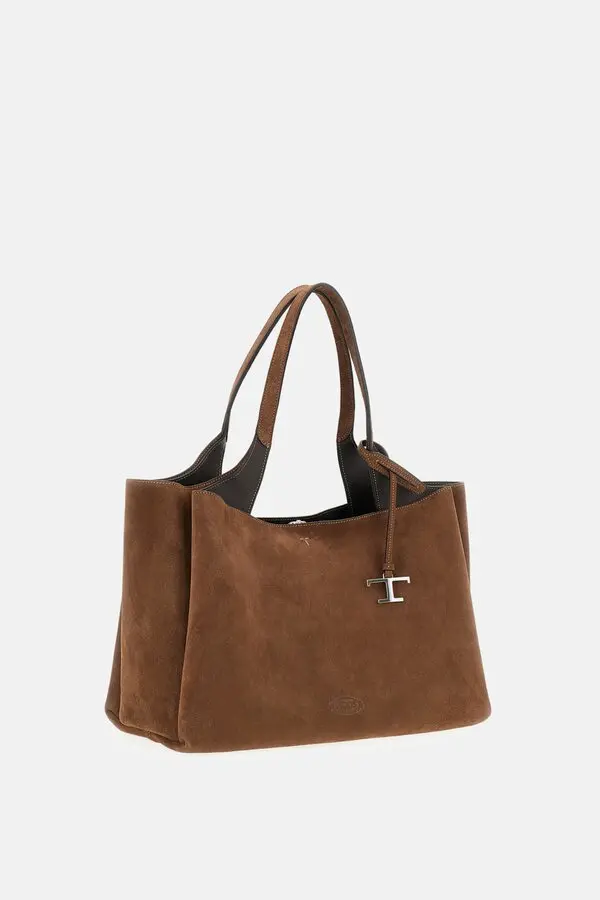 TOD'S Apa Bag With Two Handles, Medium, And Pendant