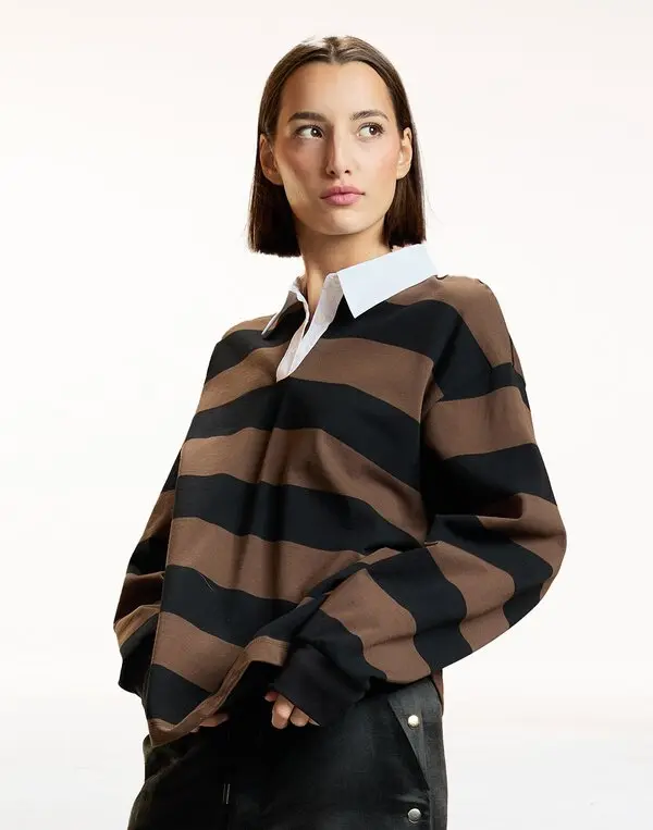 Cynthia Rowley Rugby Shirt - Striped
