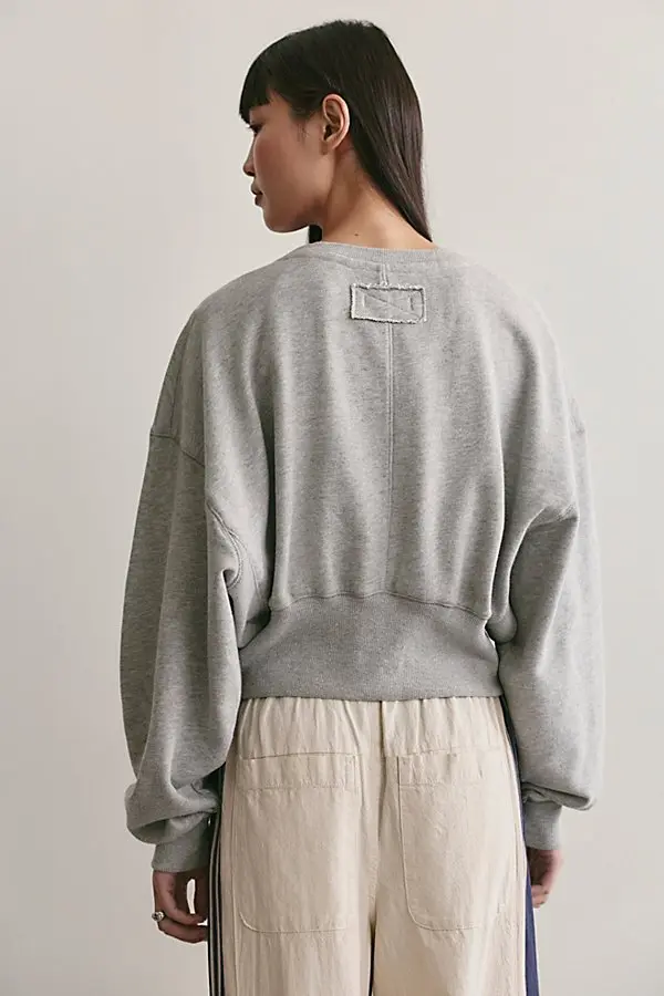 Free People We The Free All Day Pullover - Heather Grey