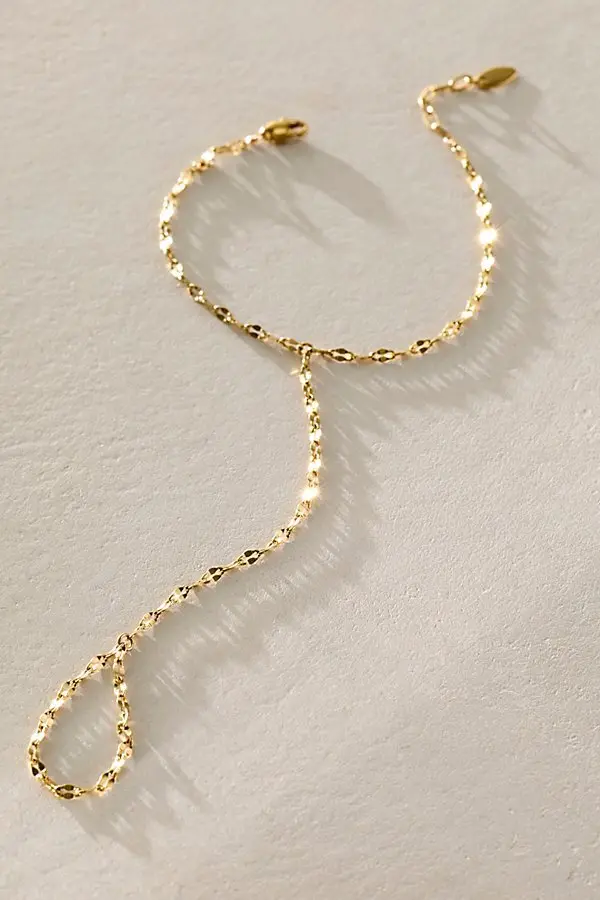 Free People Kozakh Sparkly Handchain - Gold