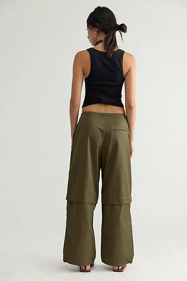AGOLDE Coulson Convertible Parachute Pants - Willow